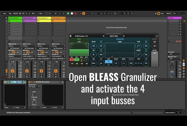 BLEASS Granulizer Tutorial | Input Busses | BLEASS