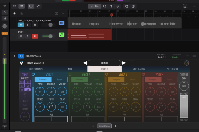 How to route midi to modulate BLEASS Voices | BLEASS